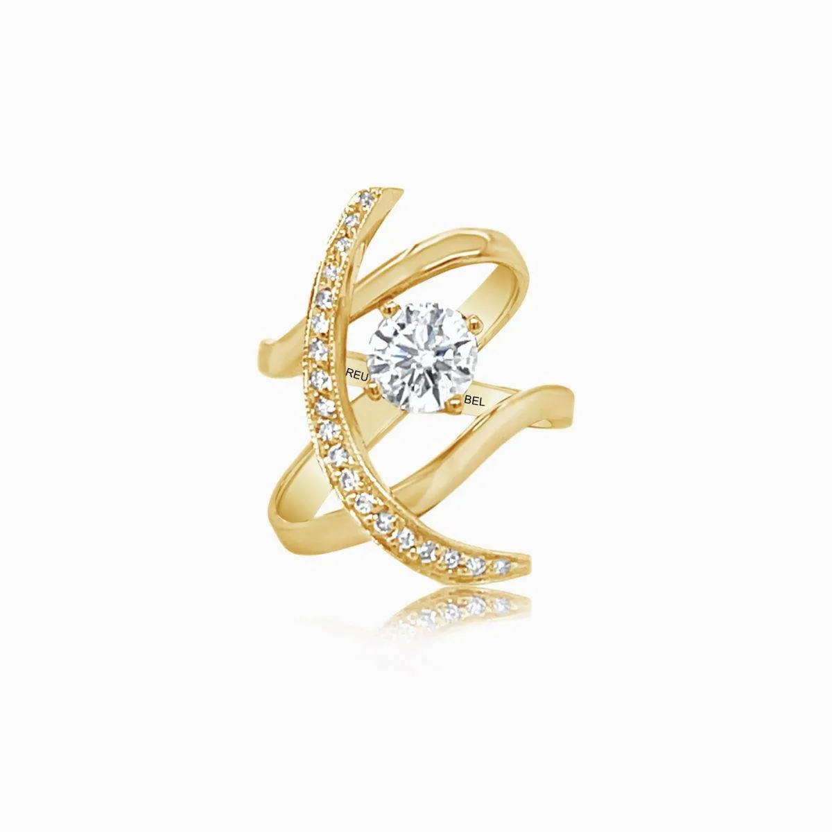 Award-Winning Tension Set Engagement Ring - Frank Reubel Fine Jewelry
