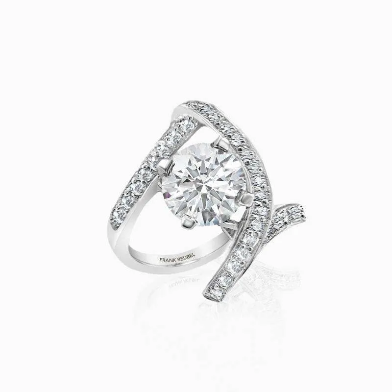 Award-Winning Tension Set Engagement Ring - Frank Reubel Fine Jewelry