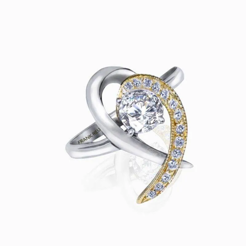 Award-Winning Tension Set Engagement Ring - Frank Reubel Fine Jewelry